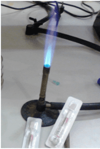 BUNSEN BURNER FLAME - Microbiology Class